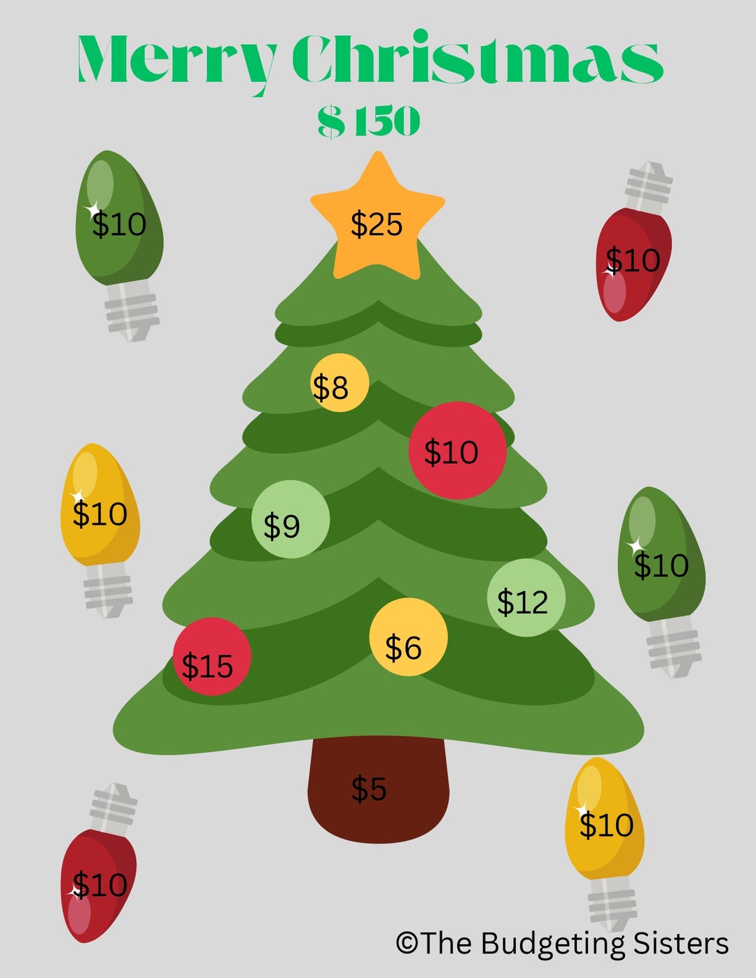 DIY Christmas Tree Scratch-off - Etsy