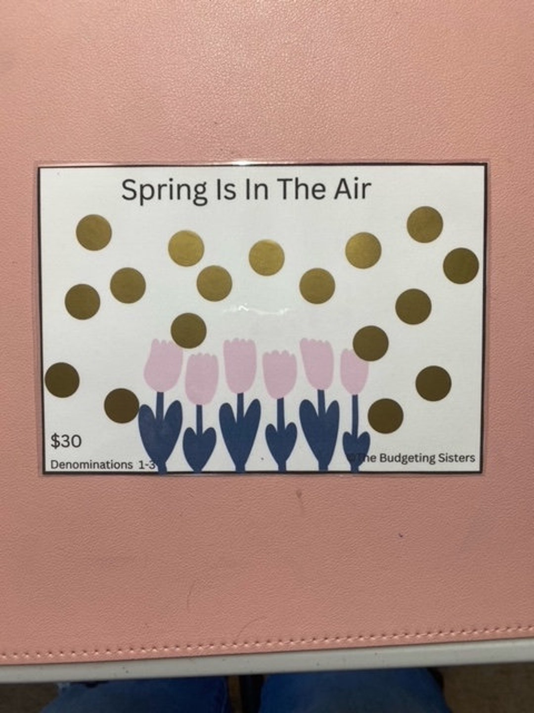 30 Dollar Laminated Scratch-off Card Game Called "spring is in the Air ...