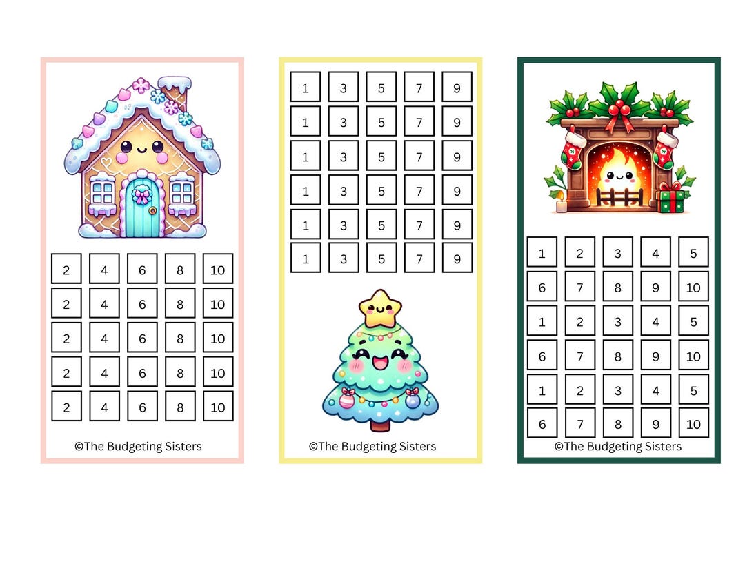 Christmas Odd and Even Minis - Etsy