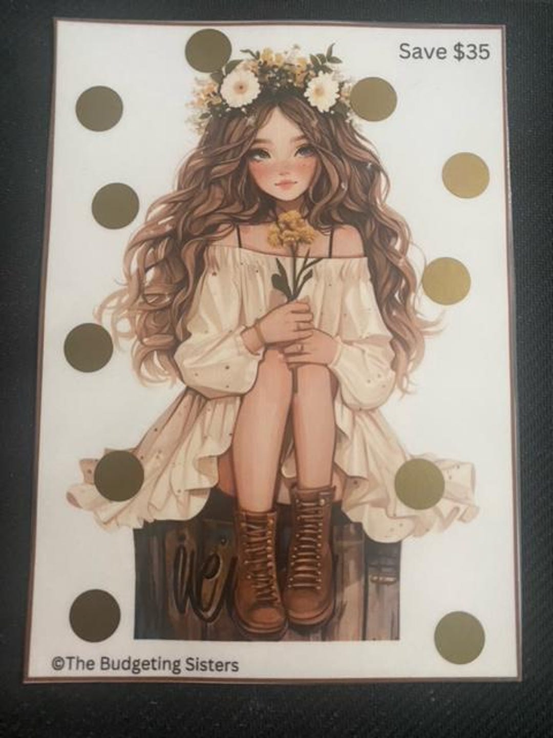35 Dollar Boho Girl 2 Savings Challenge - Etsy
