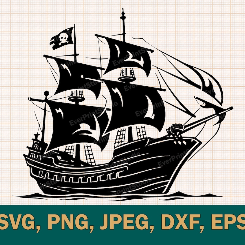 Pirate Silhouette - Etsy