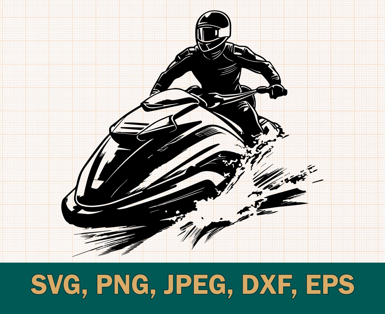 Jet Ski Bundle Svg, Jet-ski Clipart | Speed Boats, Wave Runner Png, Svg ...