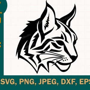 Bobcat Svg Bundle | Wildcat Logo, SVG Cut File | Wild Bobcats SVG ...