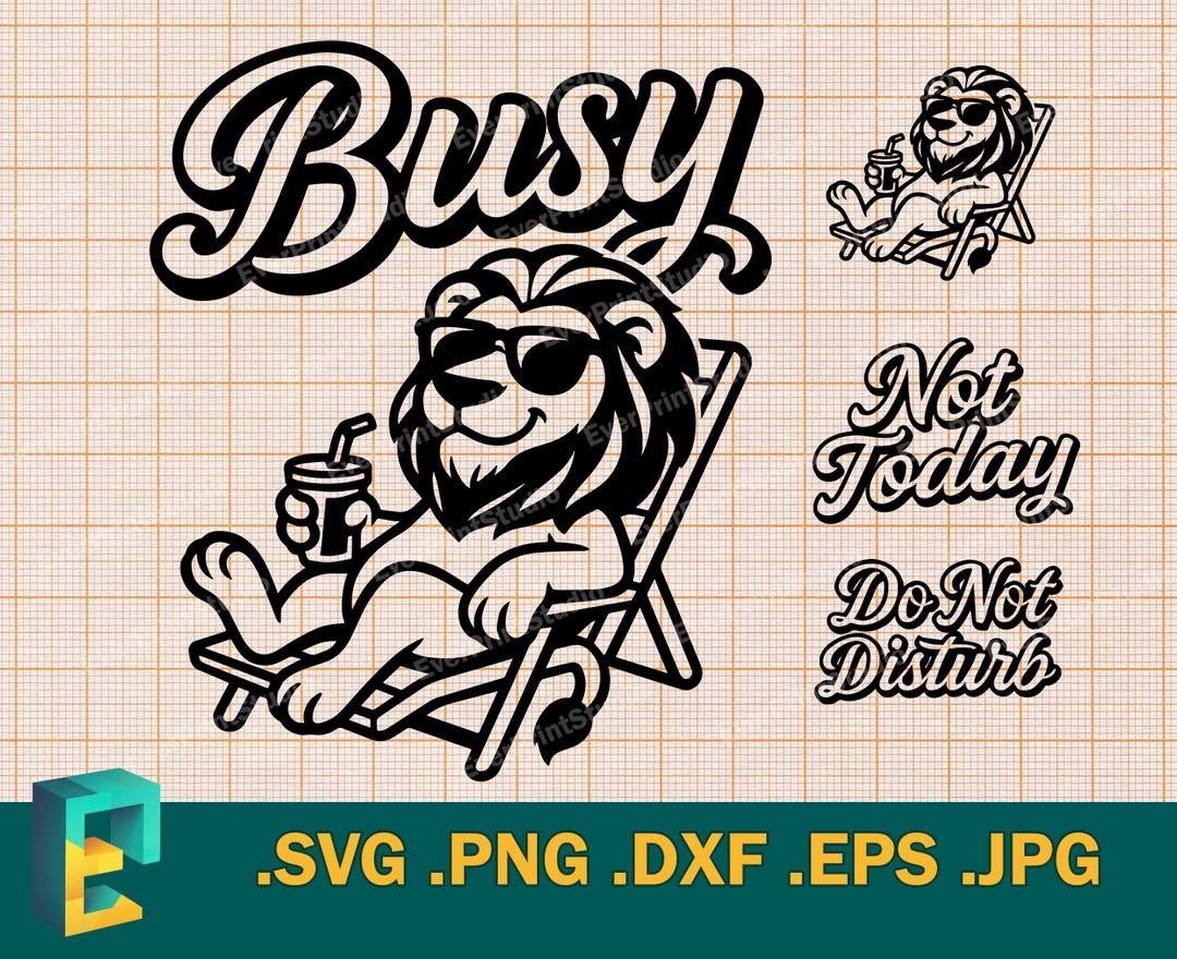 Lion SVG - Cricut, Silhouette | Vector Lion Cut File SVG | Funny Lion ...
