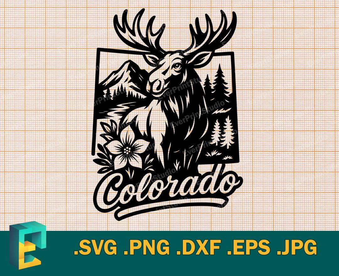 Colorado SVG - Cricut, Silhouette | Vector Colorado State USA Cut File ...