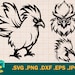 Angry Chicken SVG - Cricut & Silhouette | Vector Artistic Design for ...