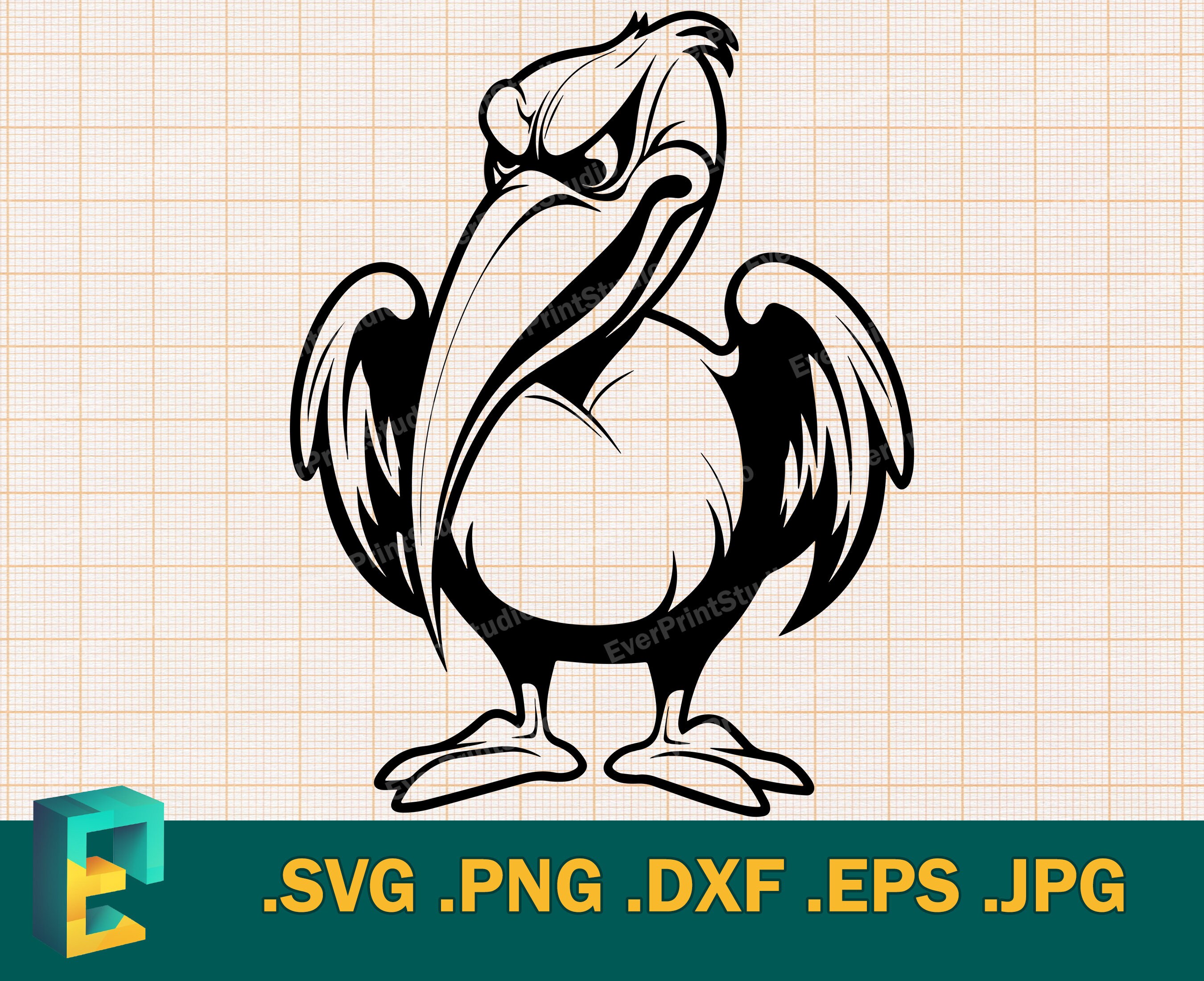 Pelican SVG Cricut & Silhouette Cute Pelican Svg Vector - Etsy