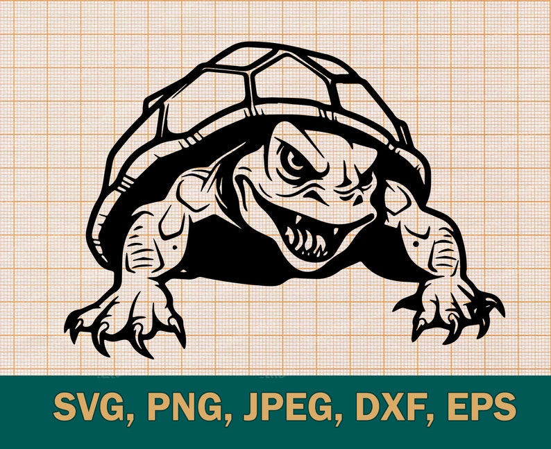 Turtle Svg Png Dxf Eps Digital Download for Crafting - Etsy
