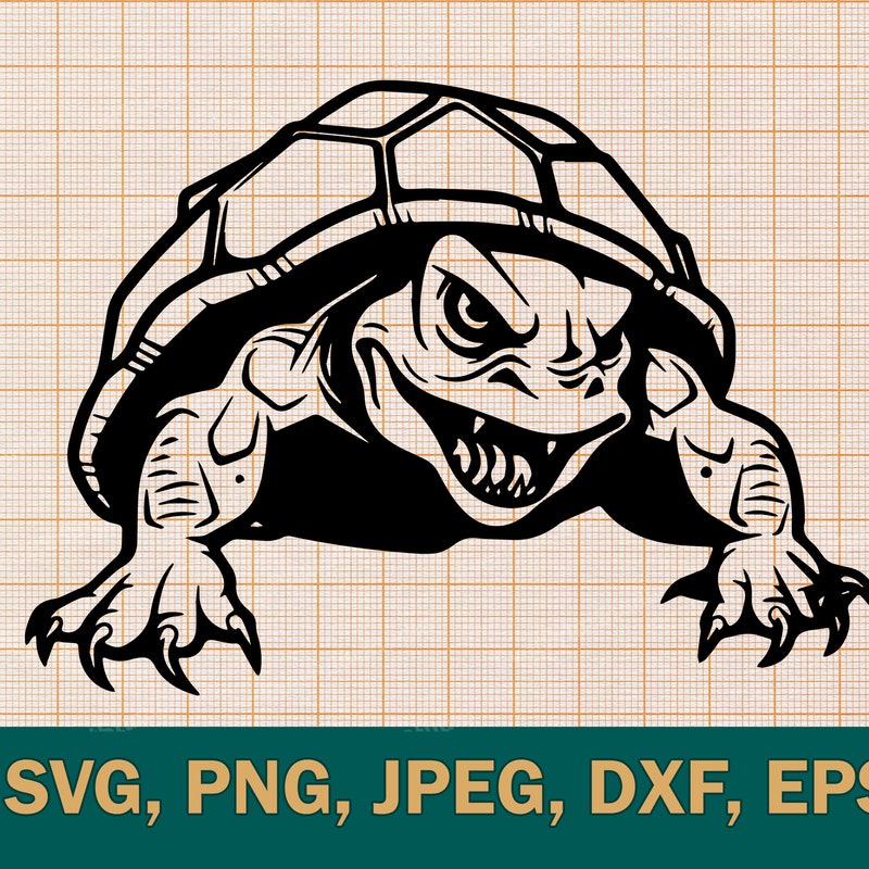 Gothic Sea Turtle Art - Etsy