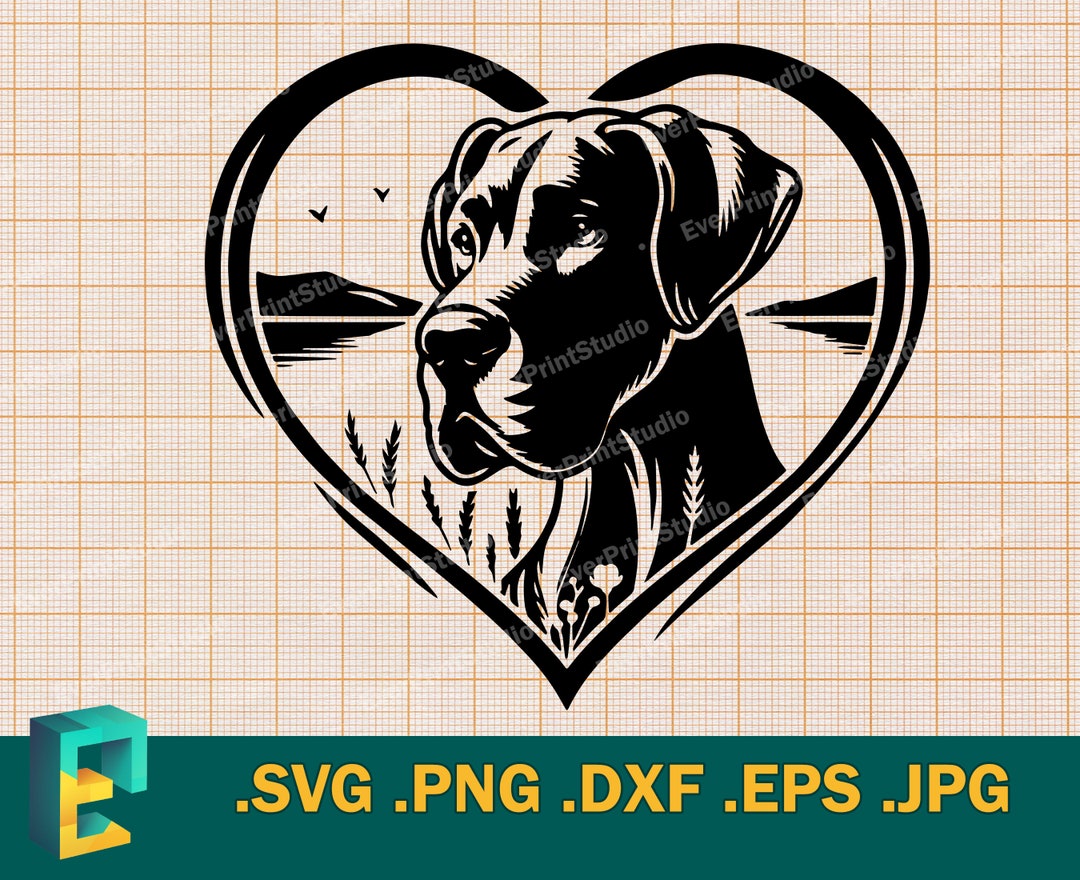 Great Dane SVG - Cricut, Silhouette | Dog Great Dane Vector Cut File ...