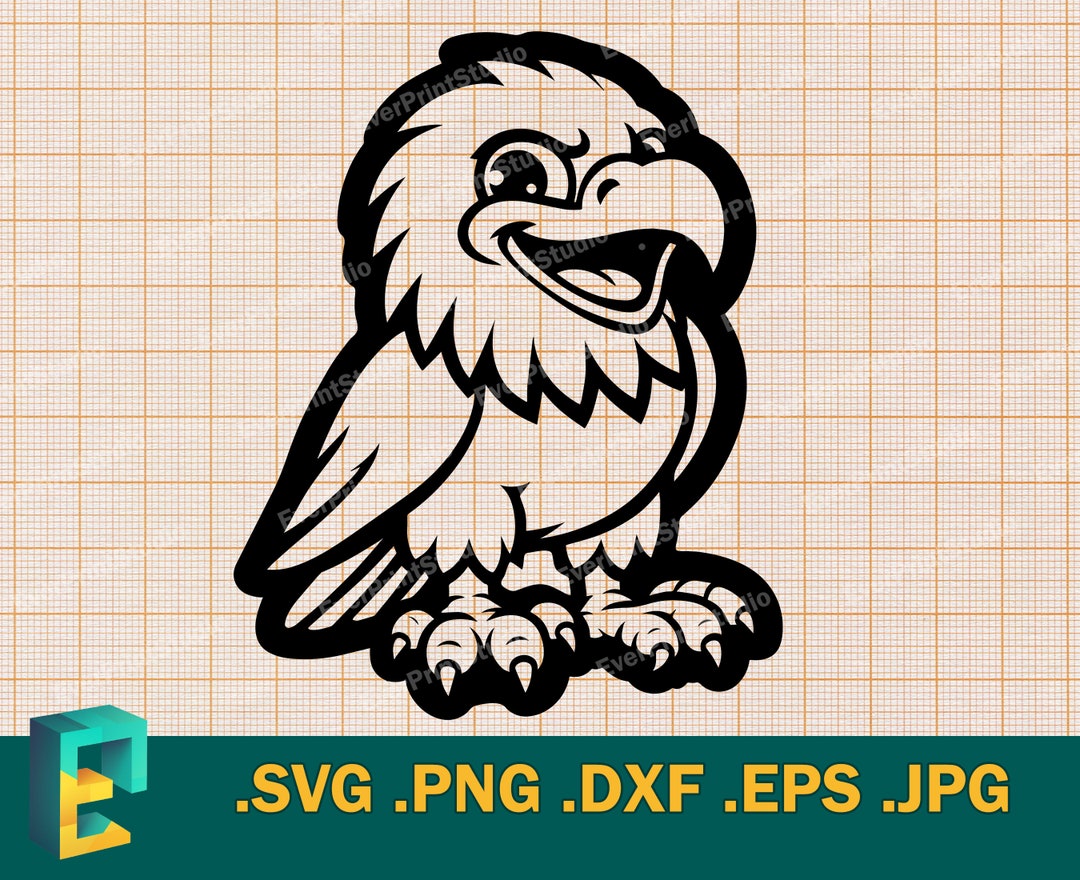 Baby Eagle SVG - Cricut, Silhouette | Vector Little Eagle SVG Cut File ...
