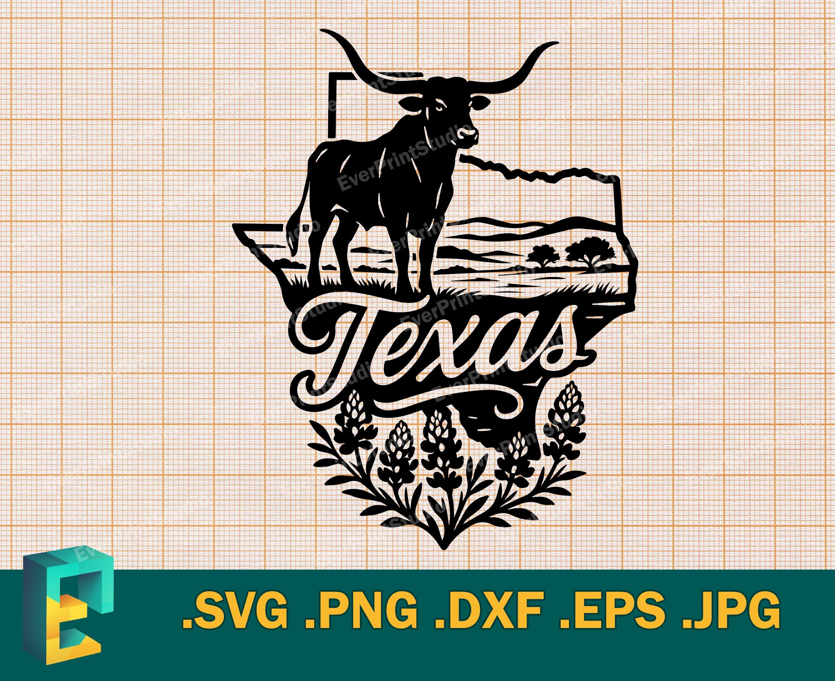 Texas SVG - Cricut, Silhouette | Vector Texas State USA Cut File ...