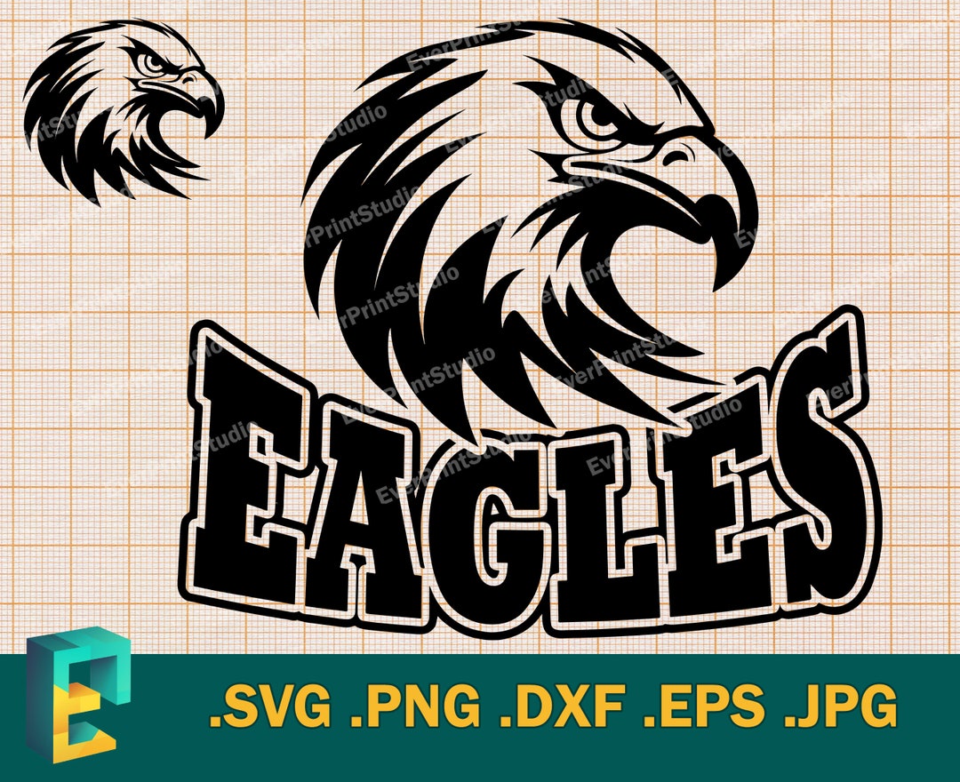 Eagles Team SVG - Cricut, Silhouette Cut File | Little Eagles Kids Team ...