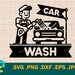 Car Wash SVG - Design for Cricut and Silhouette | Car Wash Cut File ...