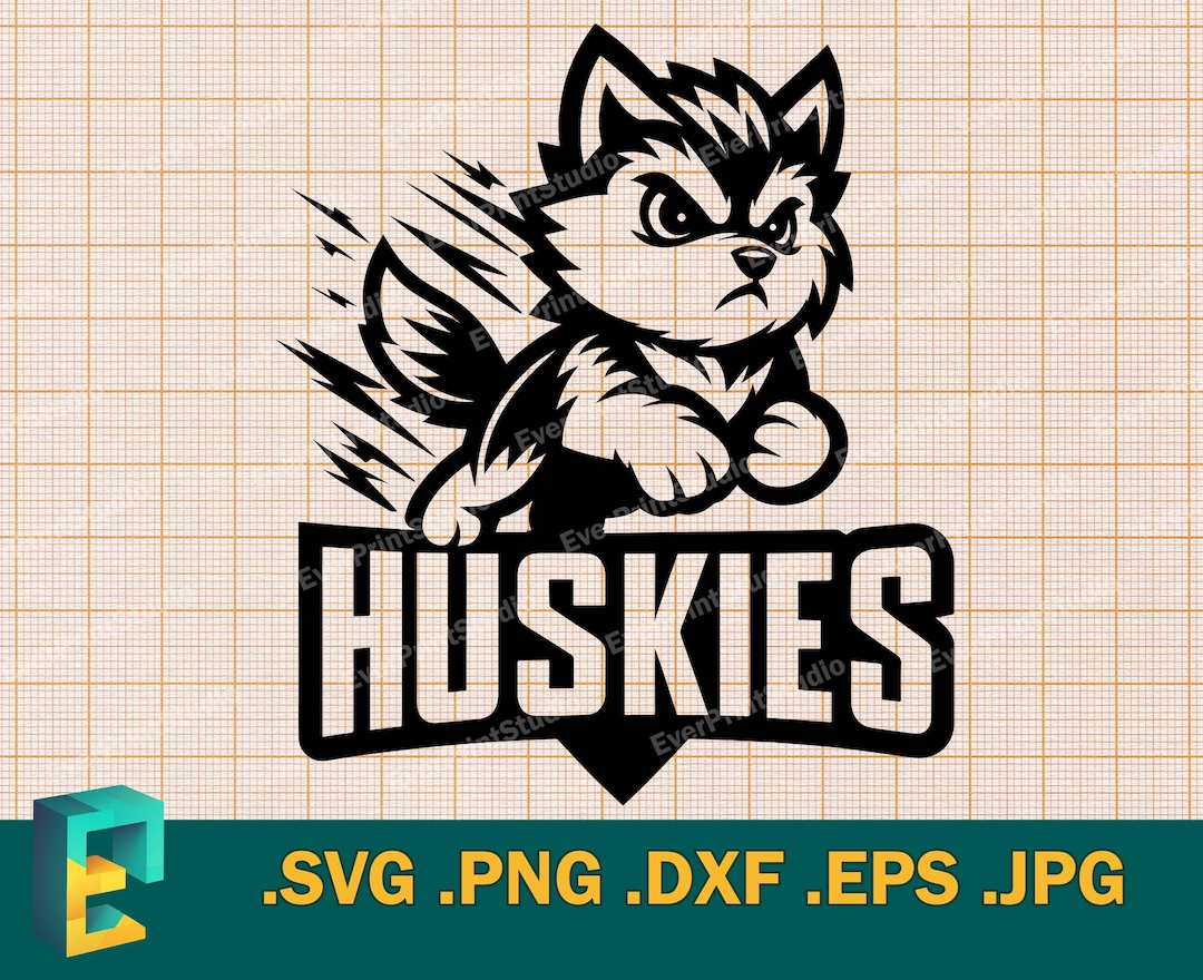 Little Huskies Team SVG - Cricut, Silhouette Cut File | Cute Puppies ...