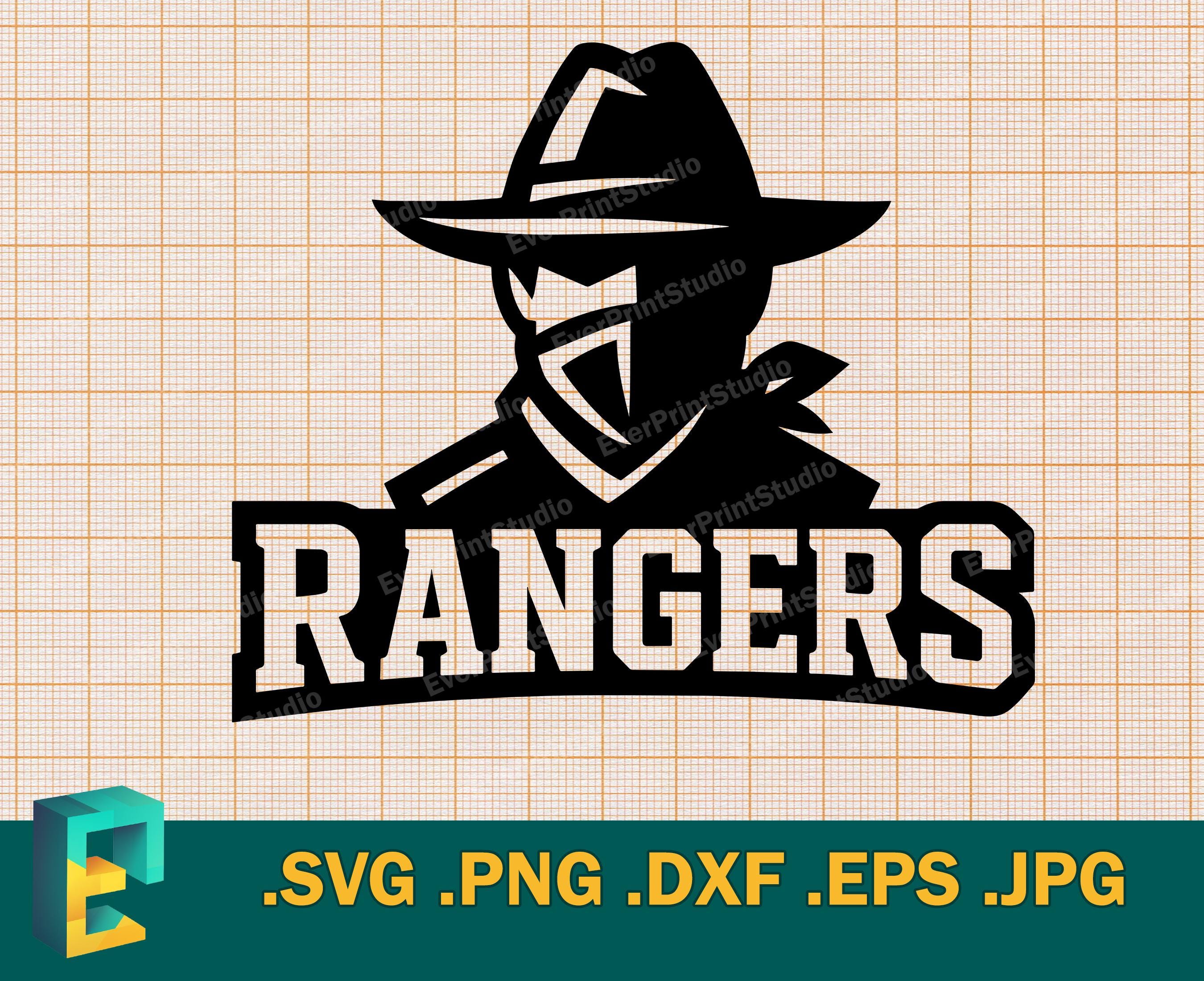 Rangers SVG - Cut File for Cricut & Silhouette | Rangers Sport Team SVG ...