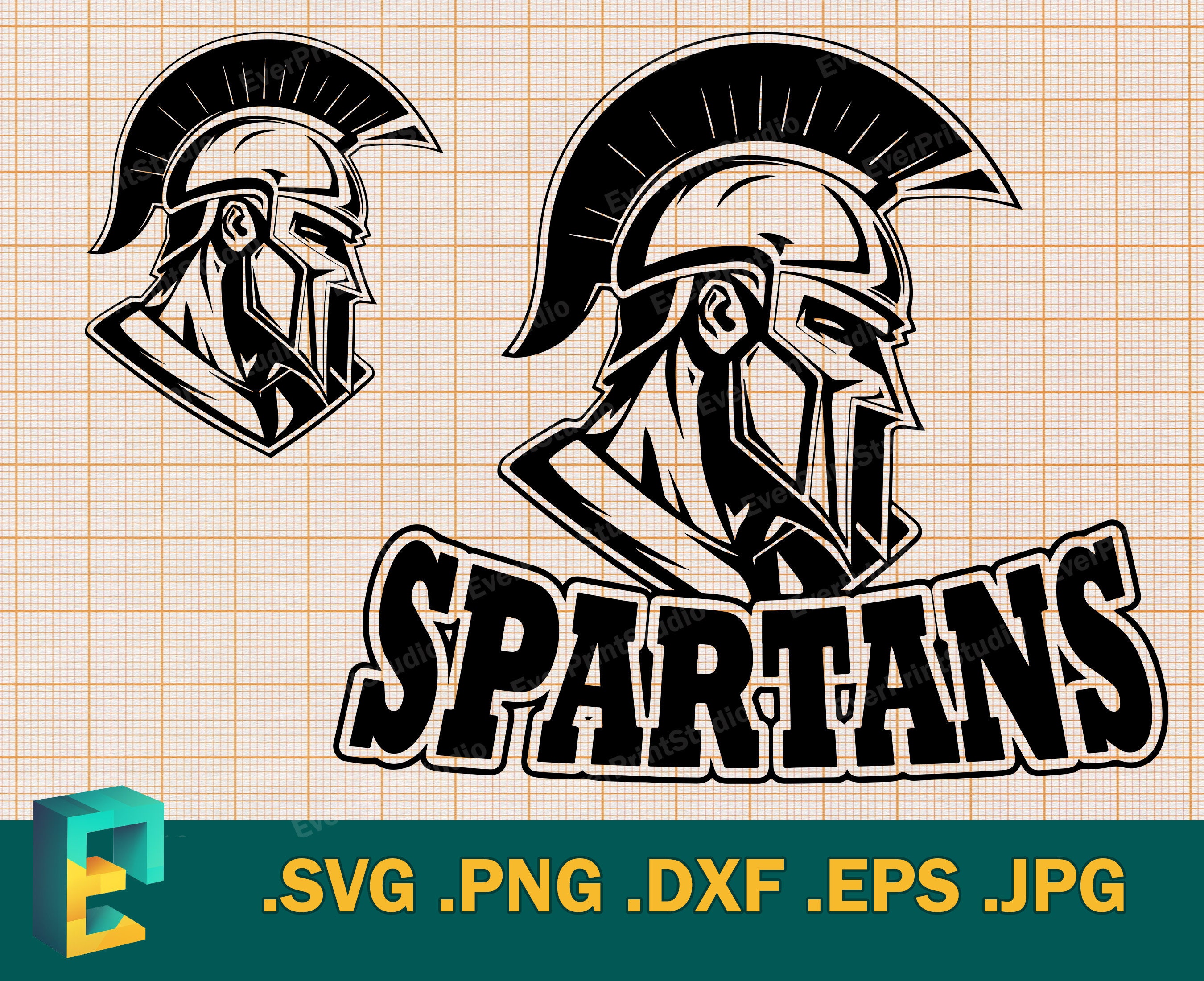 Spartans SVG Cricut Silhouette Cut File Spartans Kids - Etsy