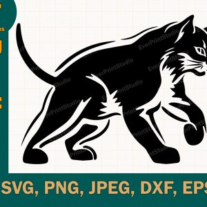 Bobcat Svg Bundle | Wildcat Logo, SVG Cut File | Wild Bobcats SVG ...
