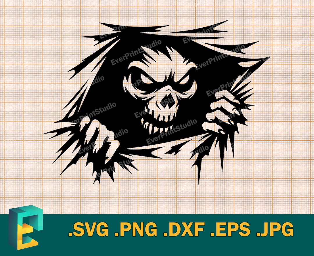 Peeking Zombie SVG - Cricut, Silhouette | Vector Spooky Zombie SVG ...