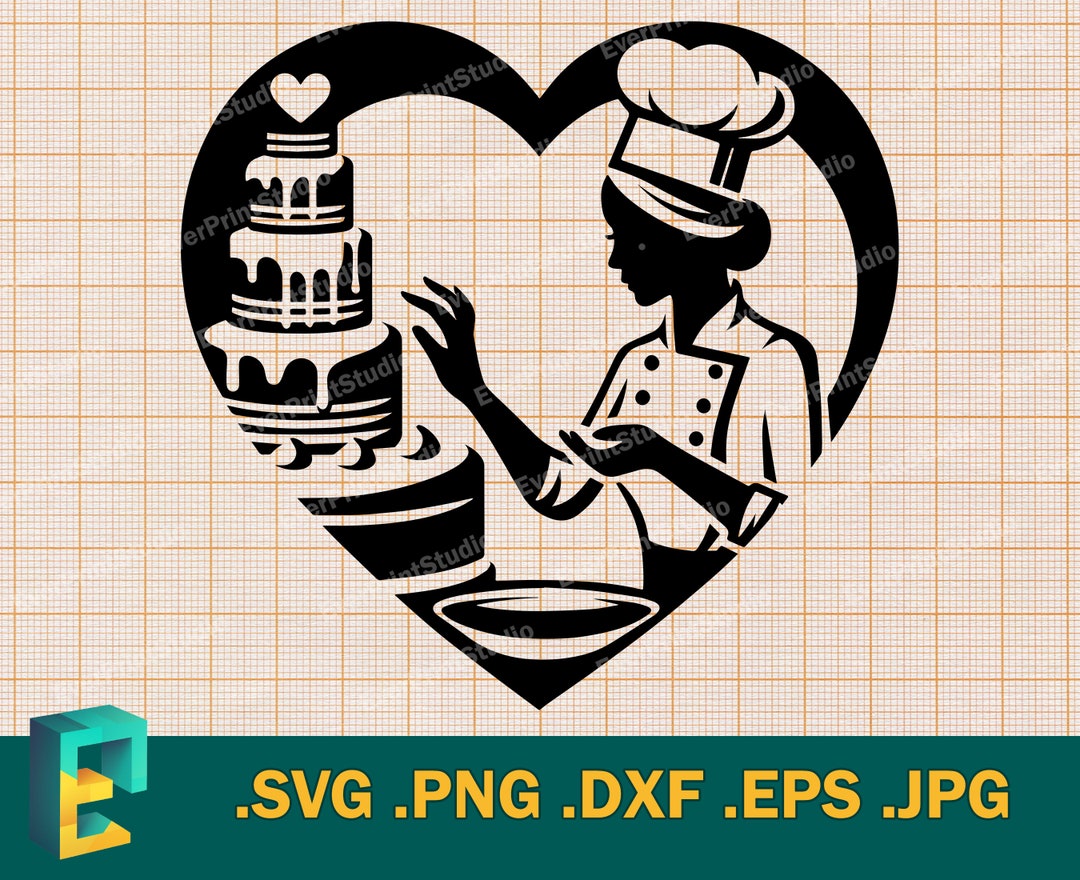 Baking Svg - Cricut, Silhouette | Vector Baking Cut File, Gift for ...