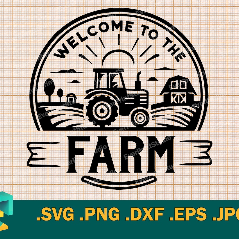 Farm Svg - Etsy
