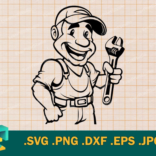 Plumber Svg - Etsy