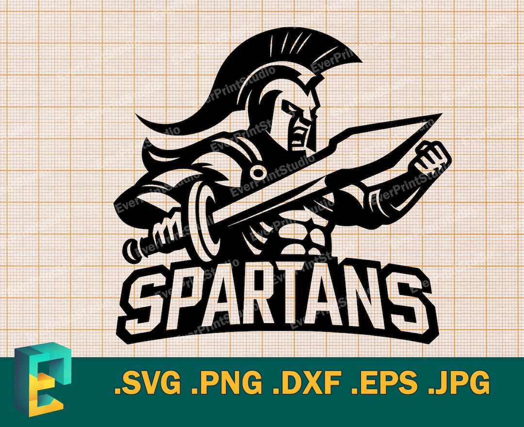 Spartans SVG - Cricut, Silhouette | Vector Spartans Team Shirt Spirit ...
