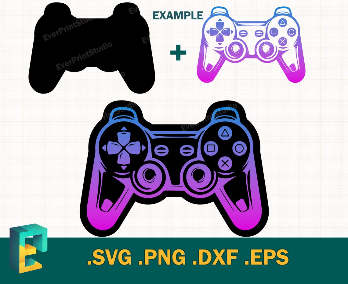 Game Controller SVG Layered Design for Cricut Video Game - Etsy