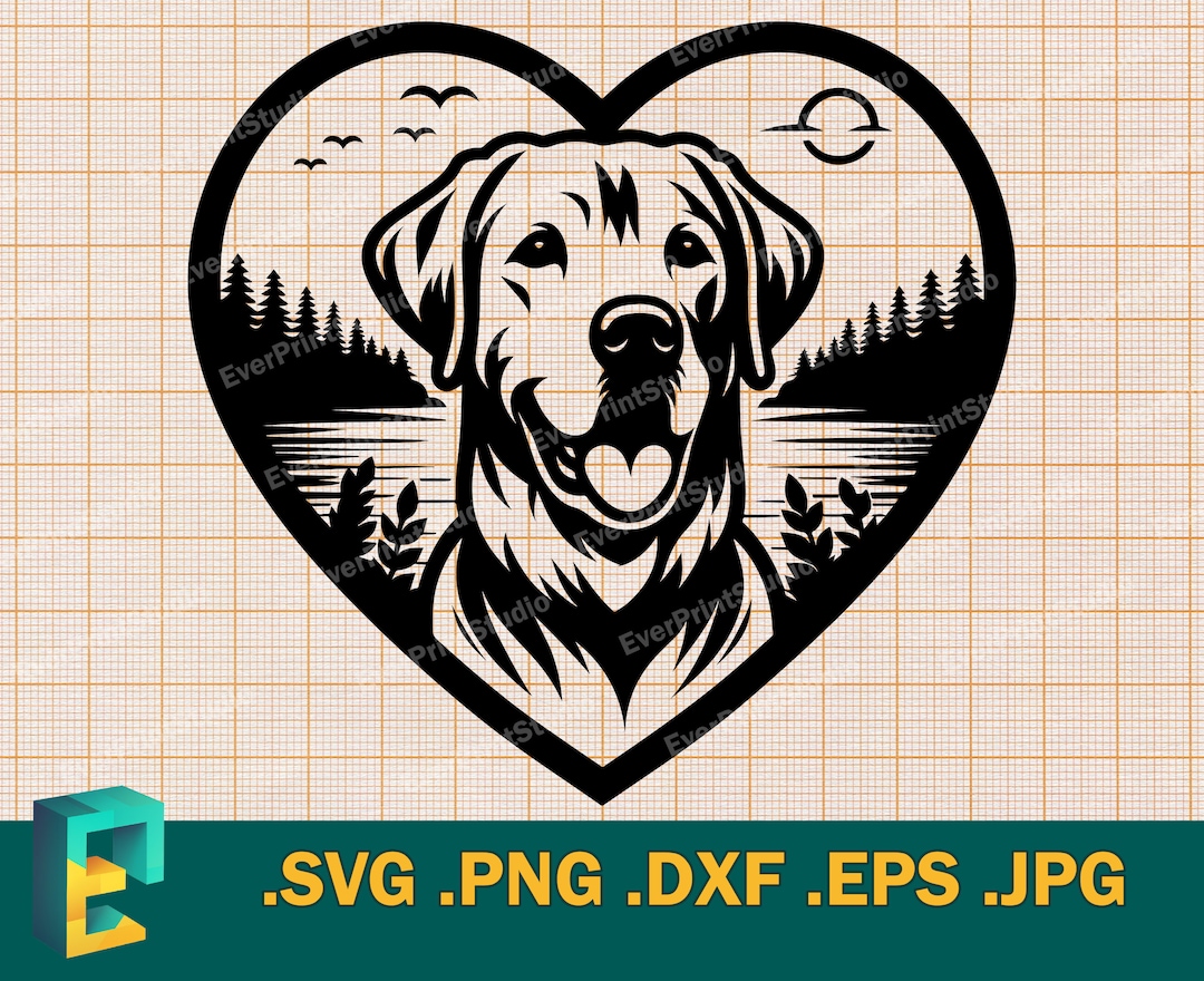 Labrador Retriever SVG - Cricut, Silhouette | Vector Labrador Retriever ...