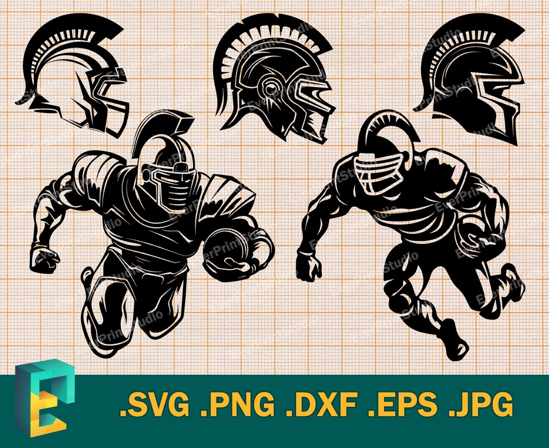 Spartans SVG - Cricut, Silhouette | Vector Spartans Football ...
