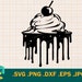Ice Cream Cake SVG - Design for Cricut & Silhouette, Cookie, Candy Cake ...