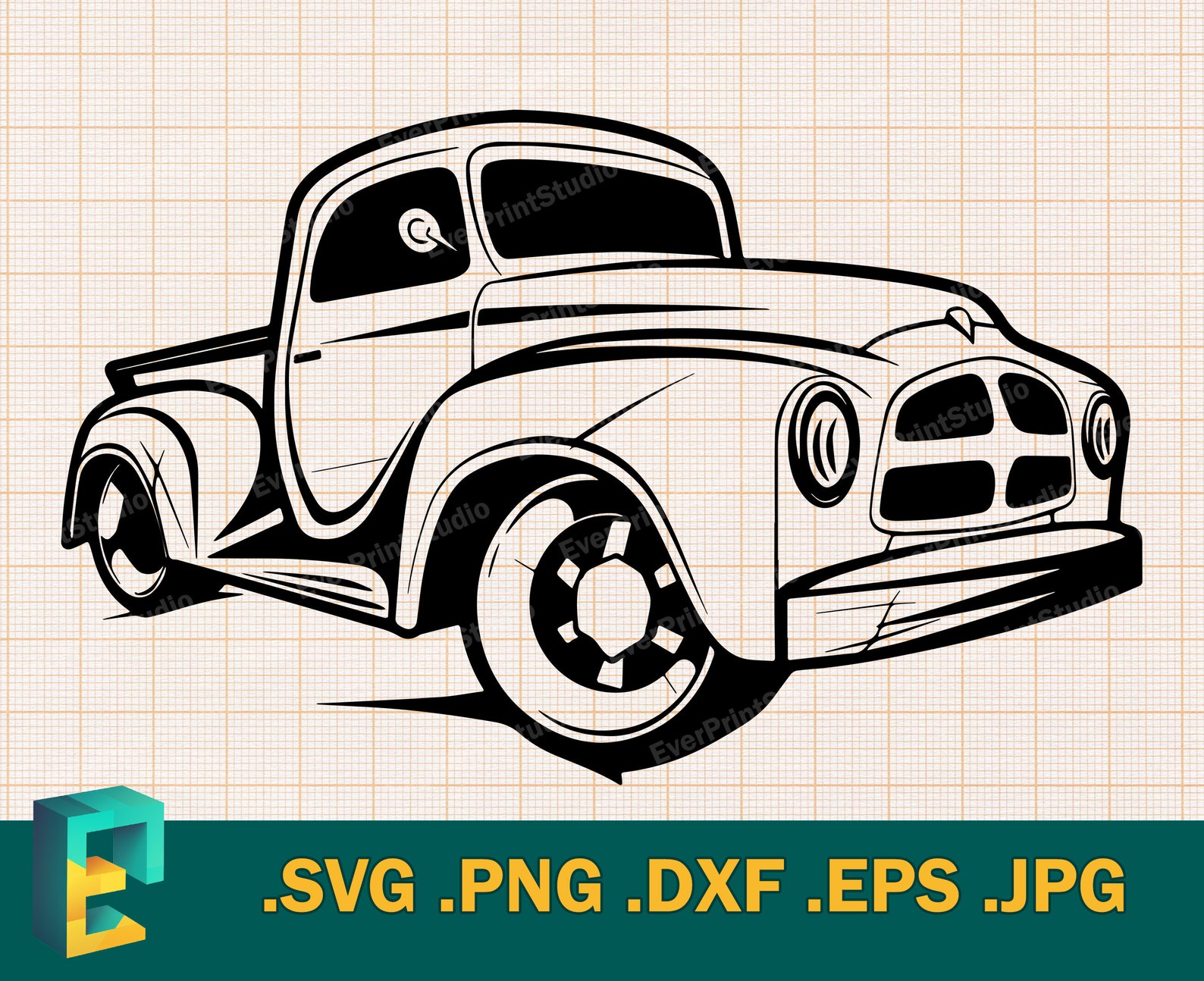 Rat Rod SVG Design for Cricut & Silhouette Vector Artistic - Etsy