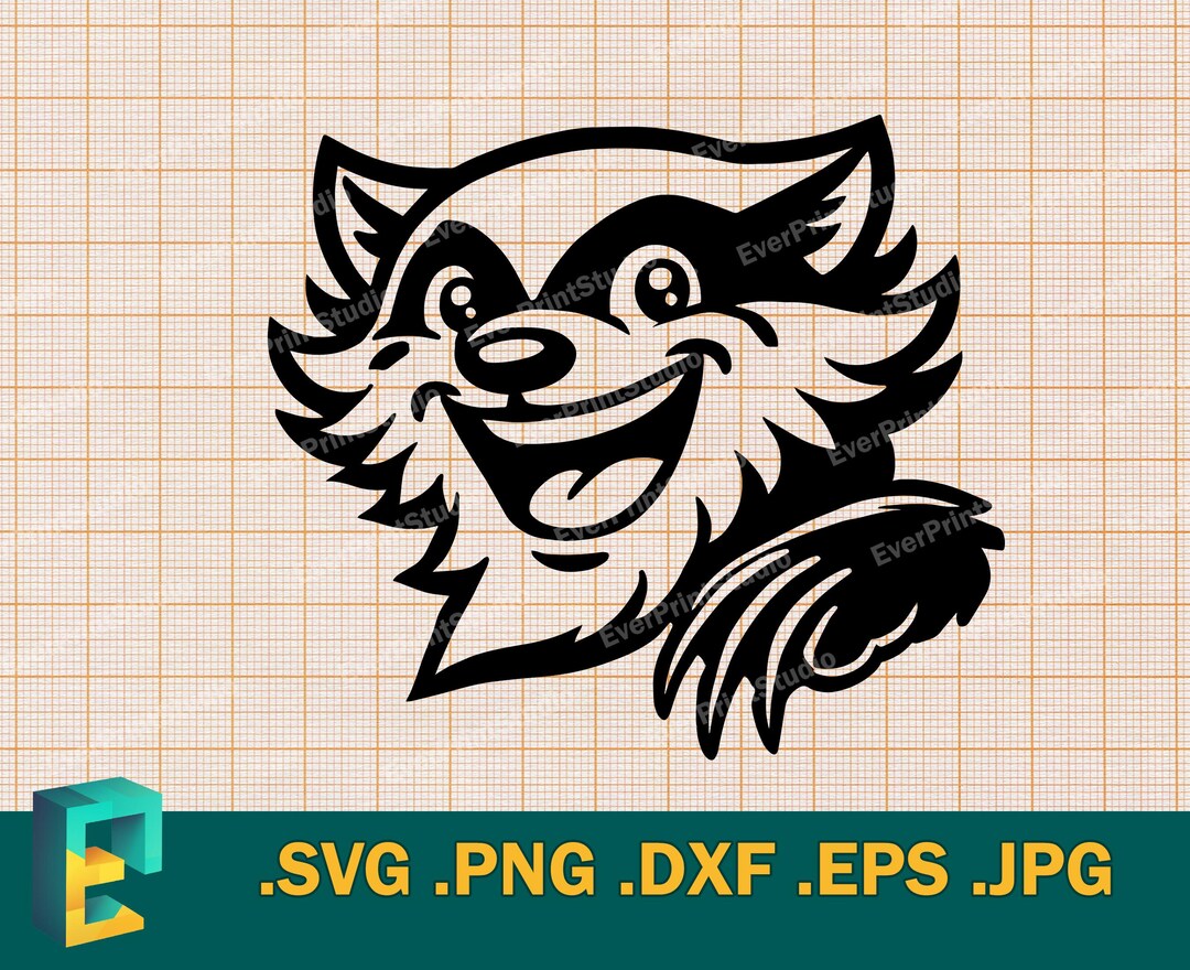 Wolverine Mascot SVG - Cricut, Silhouette | Wolverine Team Logo Cut ...