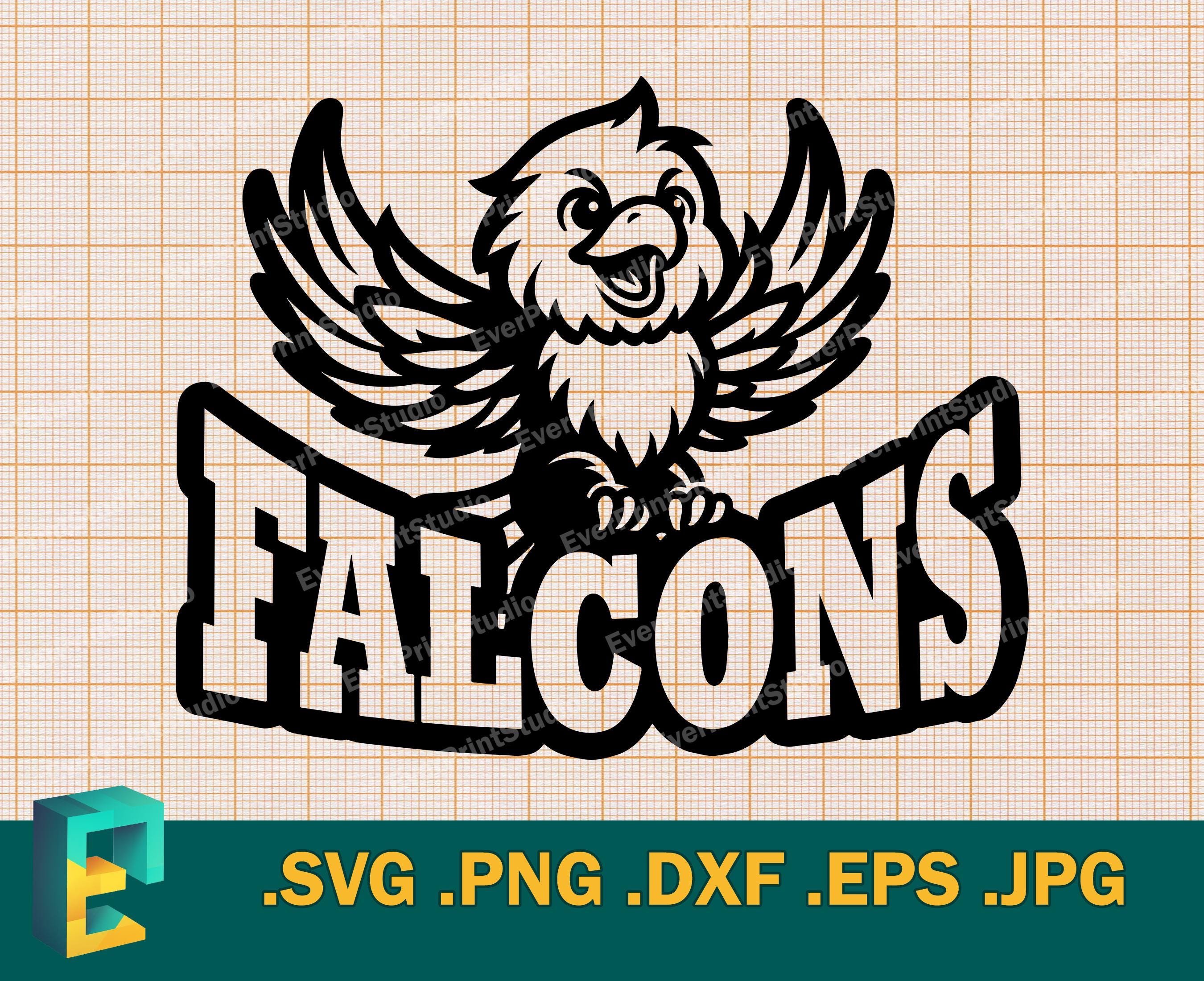 Little Falcons SVG - Cut File for Cricut & Silhouette | Falcons Kids ...