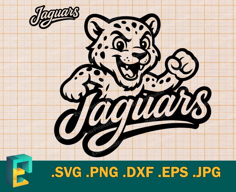 Jaguars Team SVG - Cricut, Silhouette Cut File | Little Jaguars Kids ...