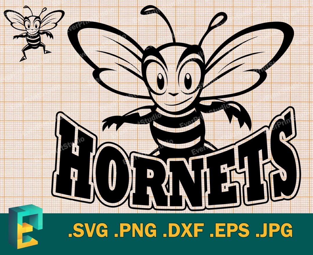 Hornets Team SVG Cricut, Silhouette Cut File Little Hornets Kids Team ...