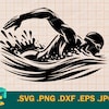 Swimmer Svg, Swimming Svg, Swim Svg, Clipart, Cut Files for Silhouette ...