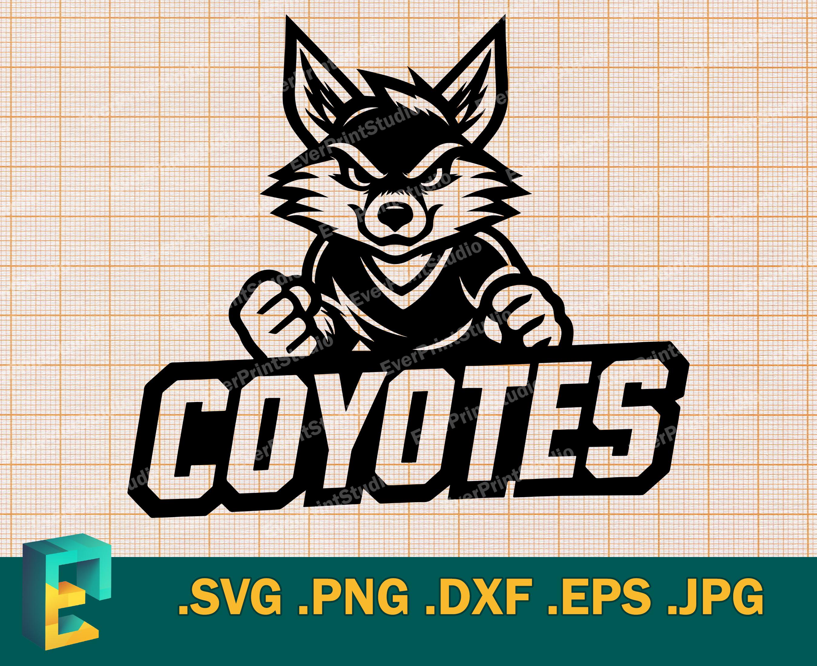 Coyotes SVG - Cricut, Silhouette Cut File | Little Coyotes Kids Sports ...