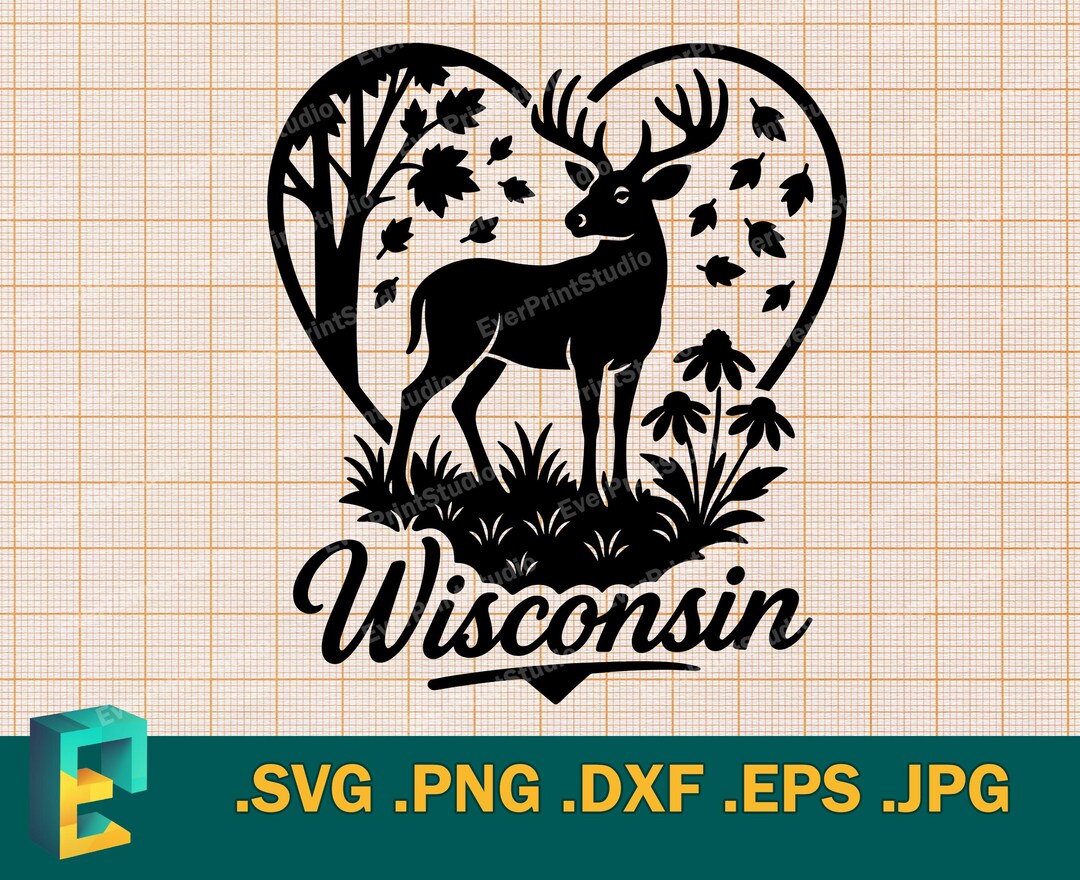 Wisconsin SVG - Cricut, Silhouette Cut File | I Love Wisconsin, USA SVG ...