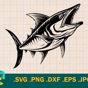 Wahoo SVG - Cricut, Silhouette | Vector Artistic Design Wahoo Fish Cut ...