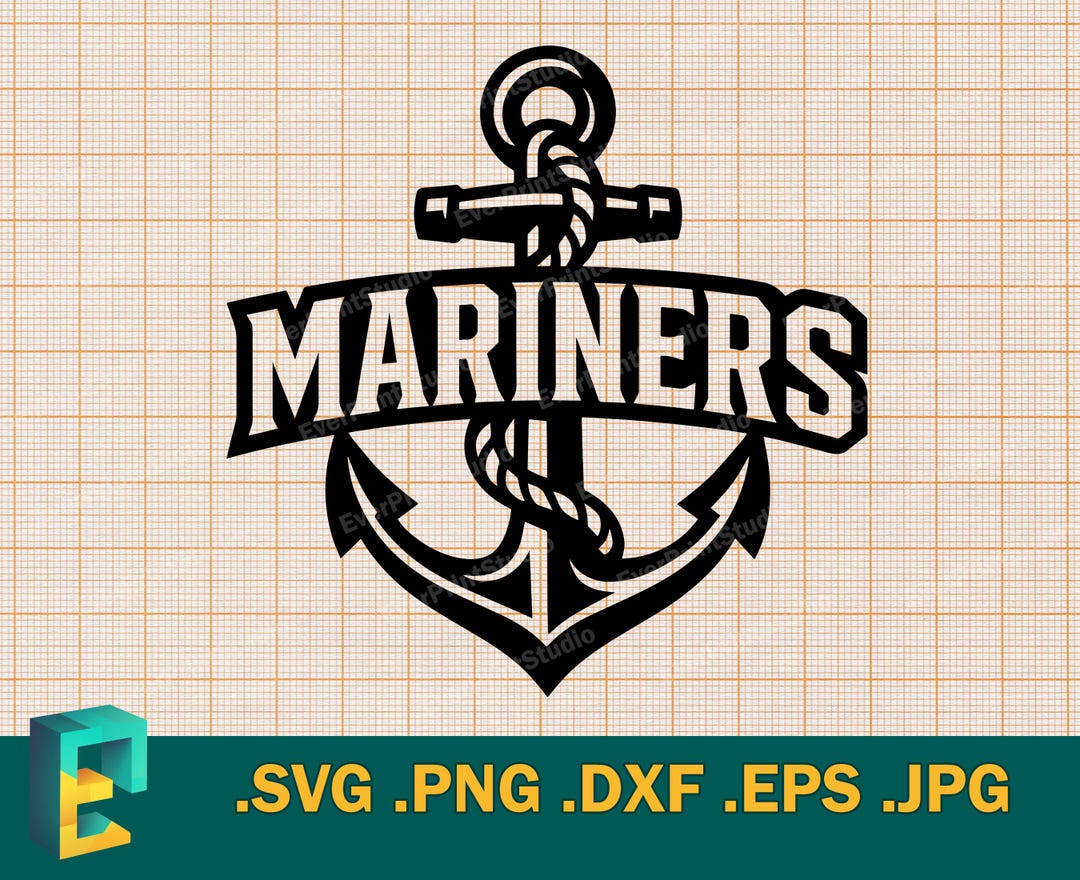 Mariners SVG - Cricut, Silhouette Cut File | Mariners Team Mascot ...