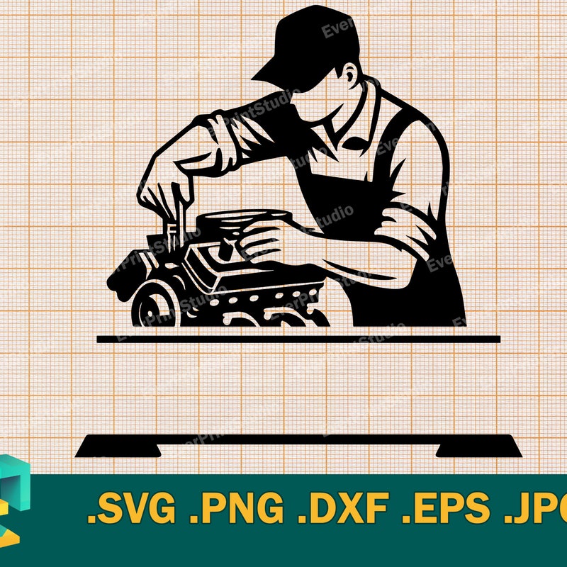 Mechanic Svg - Etsy