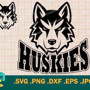 Huskies Team SVG - Cricut, Silhouette Cut File | Little Huskies Kids ...