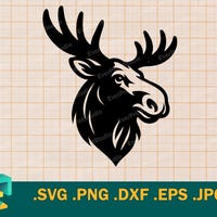 Moose SVG - Etsy