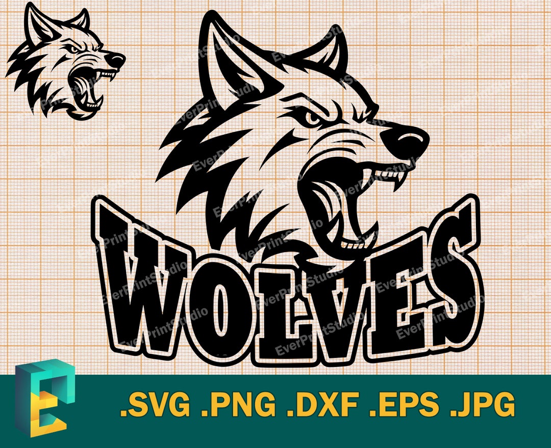 Wolves Team SVG - Cricut, Silhouette Cut File | Little Wolves Kids Team ...