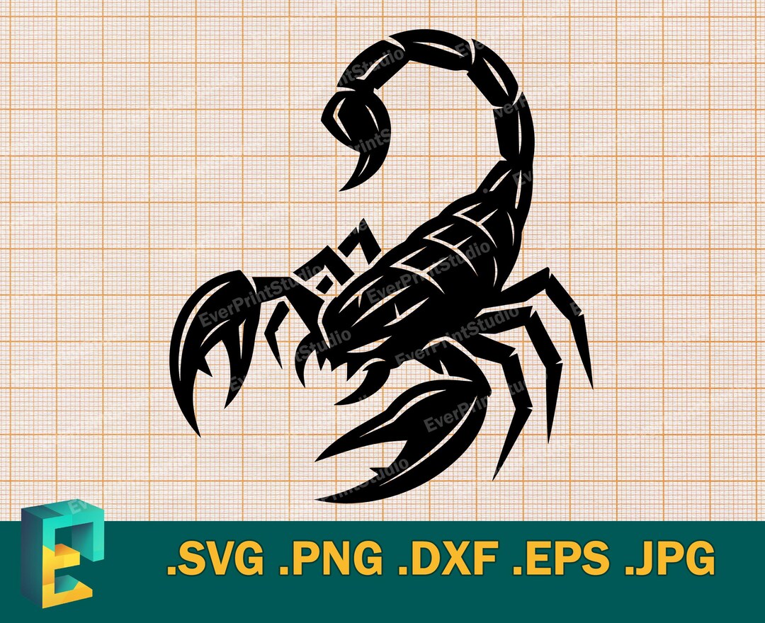 Scorpion SVG - Cricut, Silhouette | Vector Scorpion SVG Cut File ...