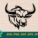 Bull SVG - Cricut, Silhouette | Vector Running Bull Cut File Download ...