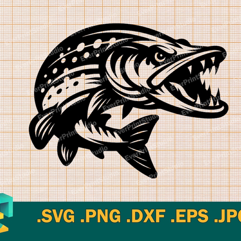 Fish Outline Kid - Etsy