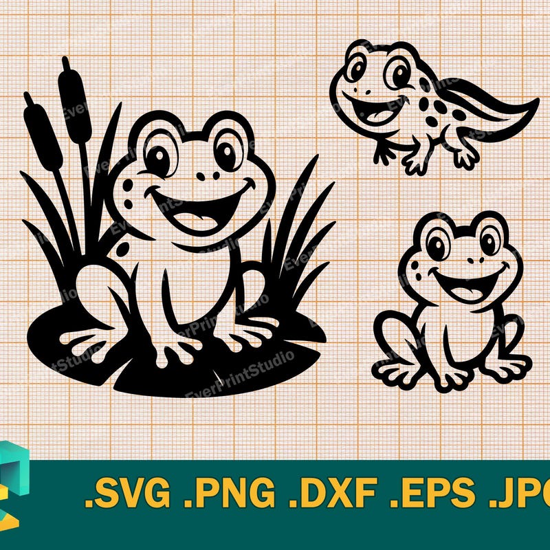 Frog and Lily Pad Sign - Etsy UK