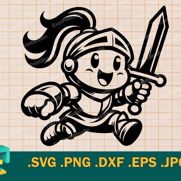 Knight Svg - Etsy